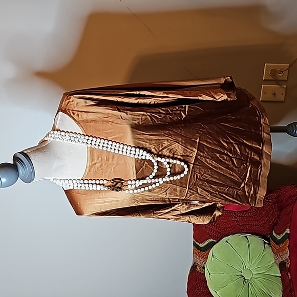 Chico's | Tops | Rustic Brown Chicos Blouse | Poshmark